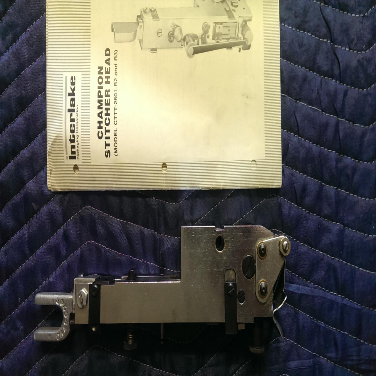 Lot #86: ACME/CHAMPION Interlake Model-A Stitcher Head (Models: CTTT ...